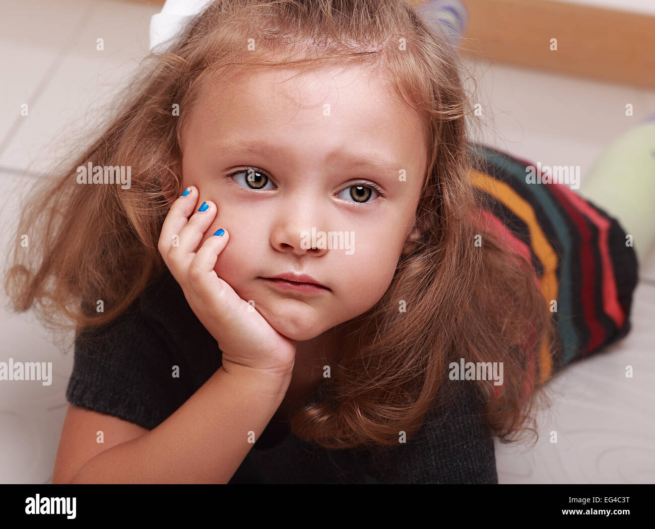 Cute Baby Girl Sad