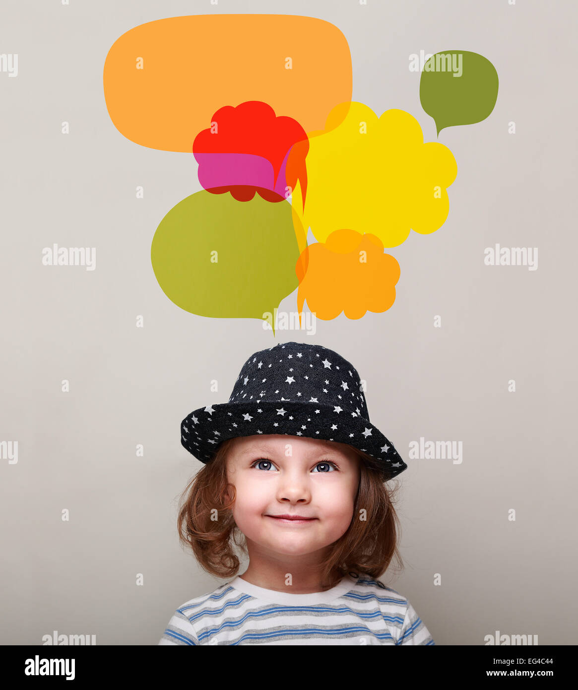 Dreaming child, cloud hi-res stock photography and images - Alamy