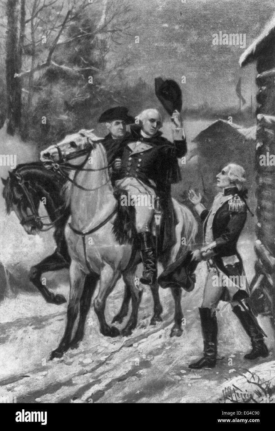 Valley forge george washington hi-res stock photography and images - Alamy