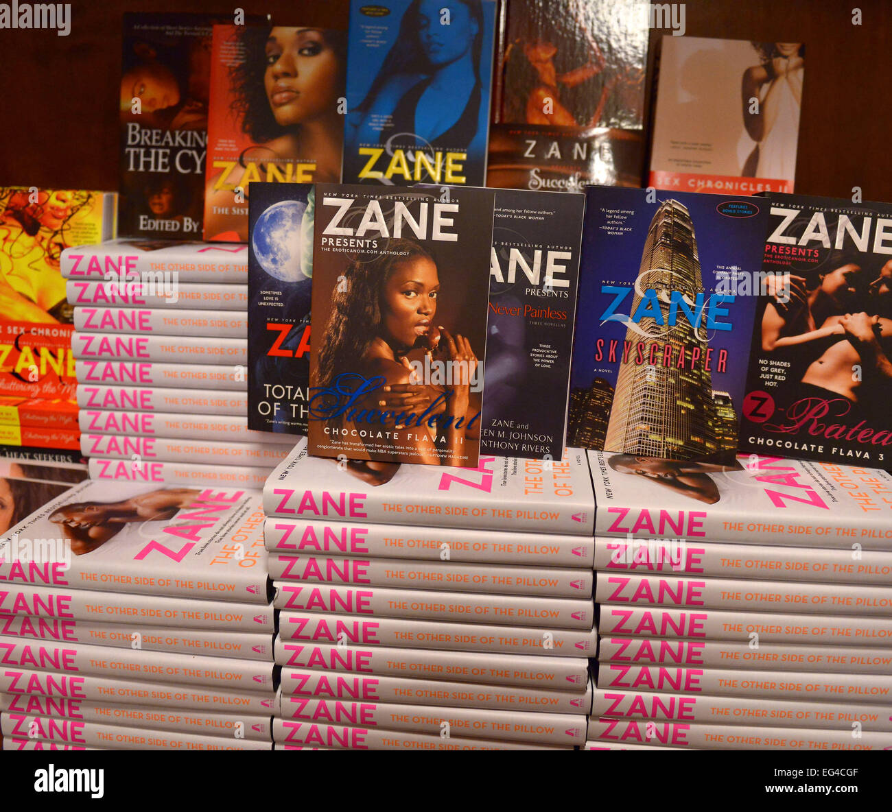 Author Zane signs copies of her book entitled 'The Other Side of the ...