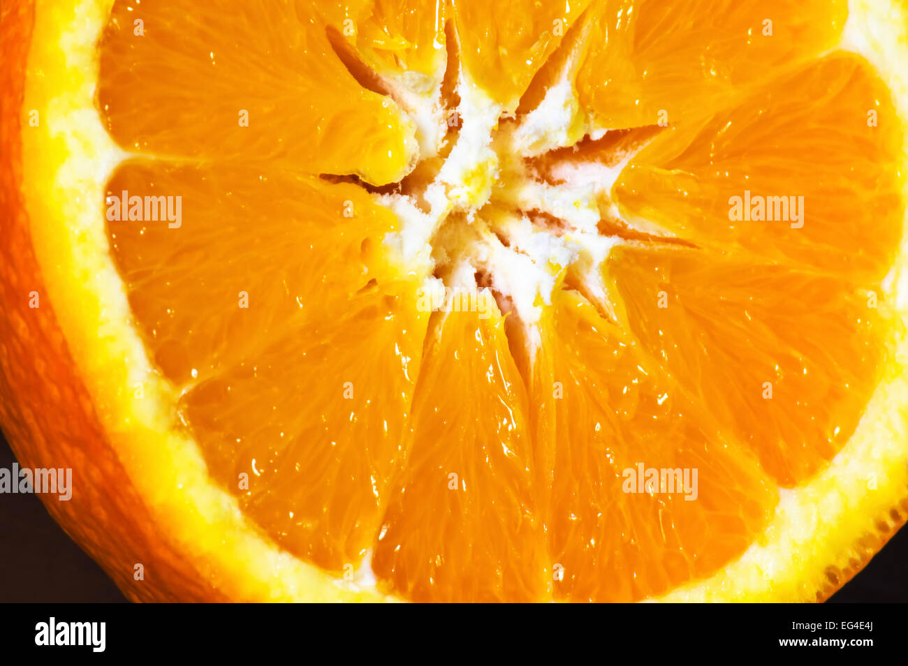Orange fruit macro view hi-res stock photography and images - Alamy