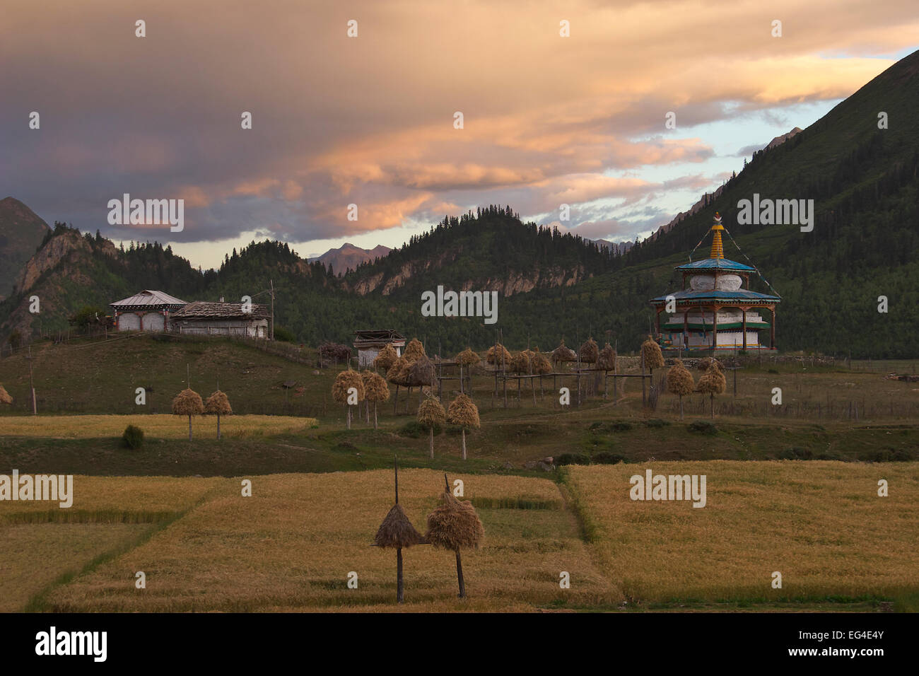 Qinghai tibet plateau tibetan buildings hi-res stock photography and ...
