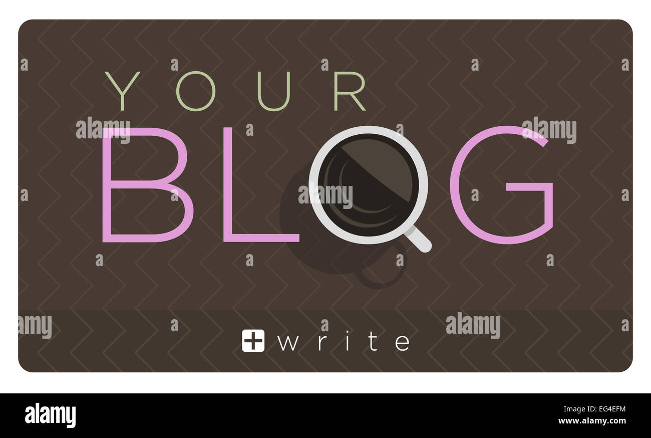 Blog banner wallpaper vector hi-res stock photography and images - Alamy