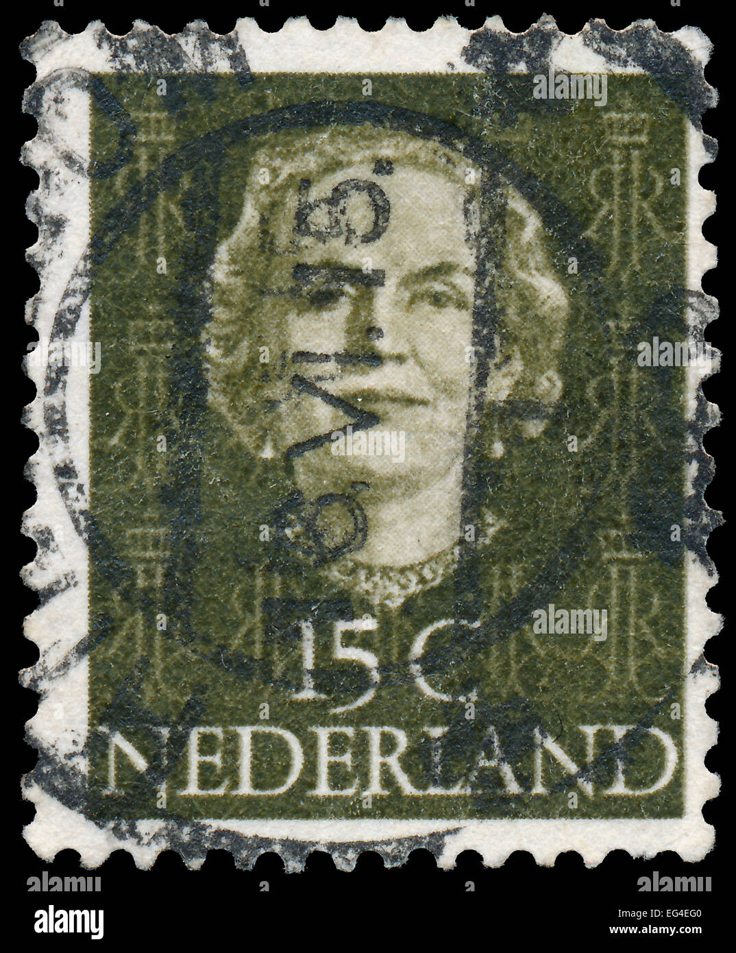 Old dutch postage stamp hi-res stock photography and images - Alamy