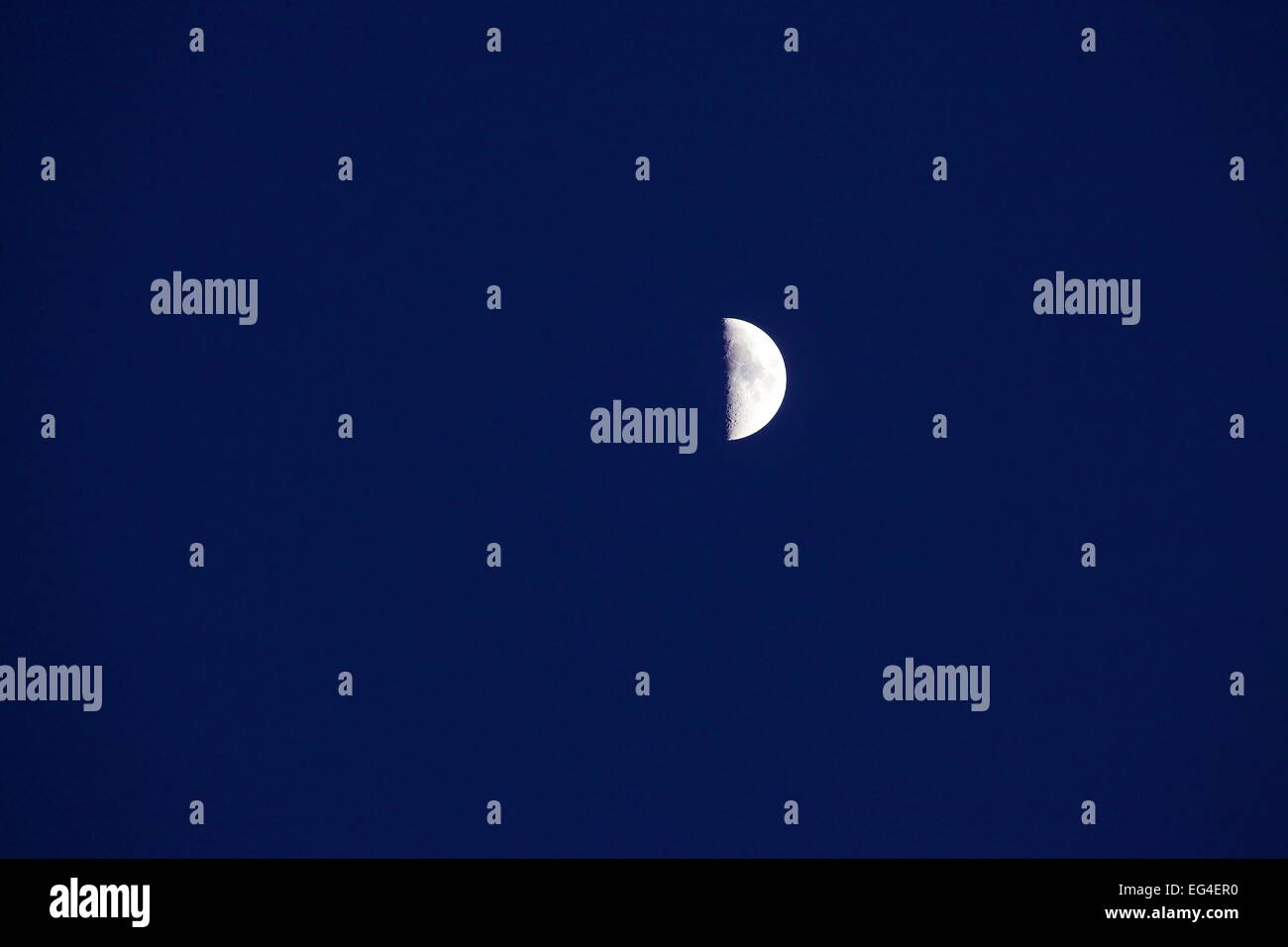 Half moon blue skies hi-res stock photography and images - Alamy