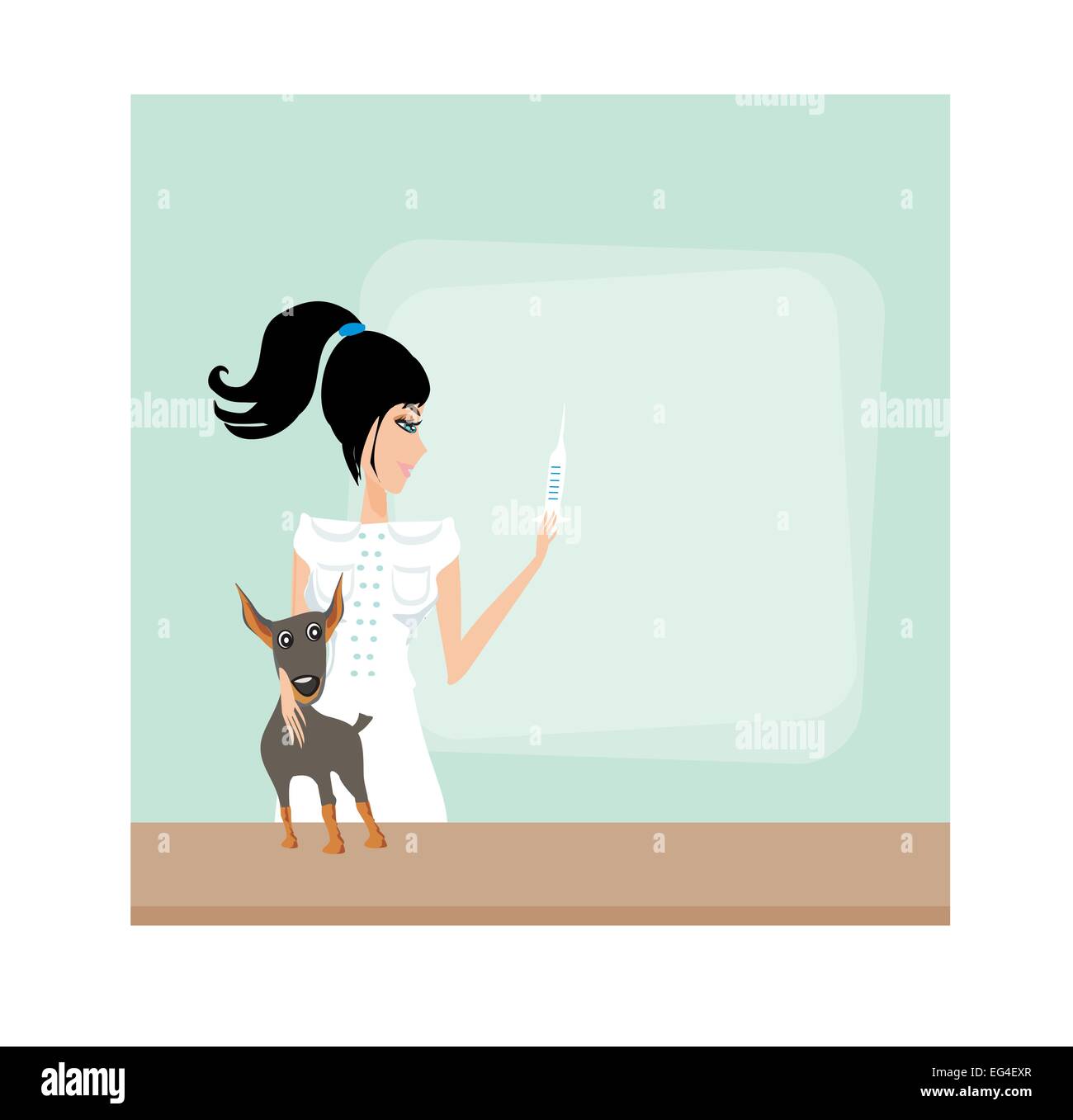 veterinary animal doctor Stock Vector Image & Art - Alamy