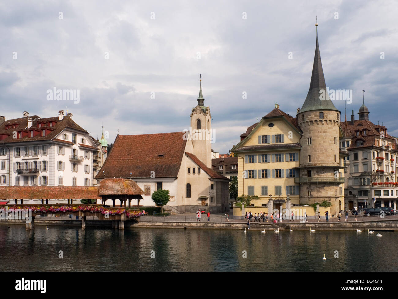 lakeside promenade, Lucerne, Switzerland Stock Photo - Alamy