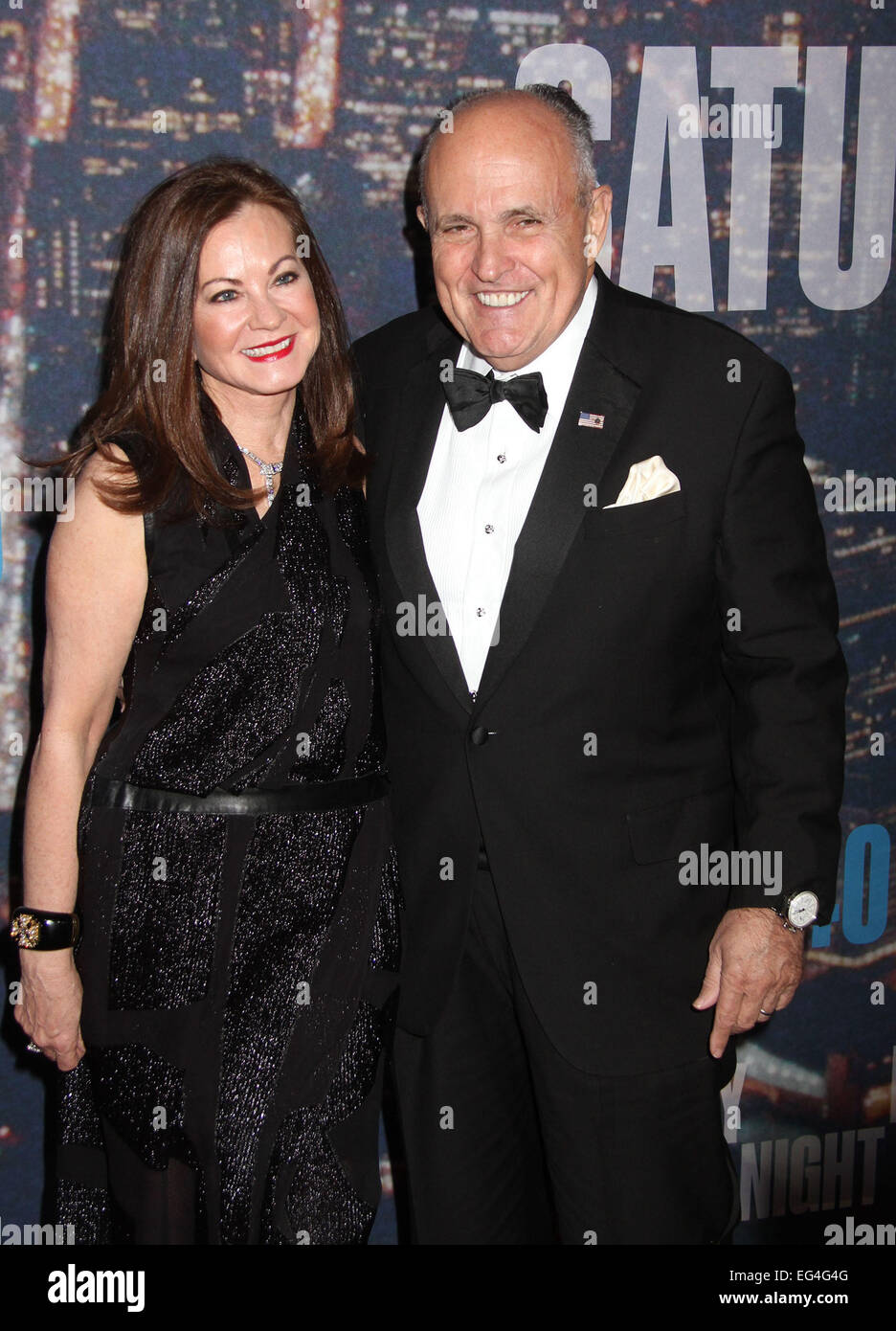 New York, New York, USA. 15th Feb, 2015. Former NYC mayor RUDOLPH ...