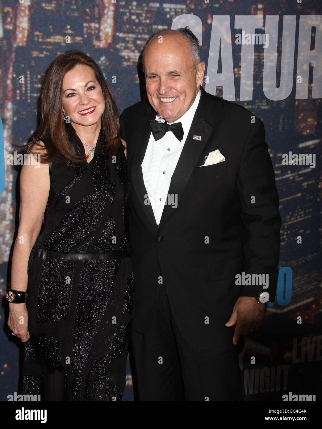 New York, New York, USA. 15th Feb, 2015. Former NYC mayor RUDOLPH ...