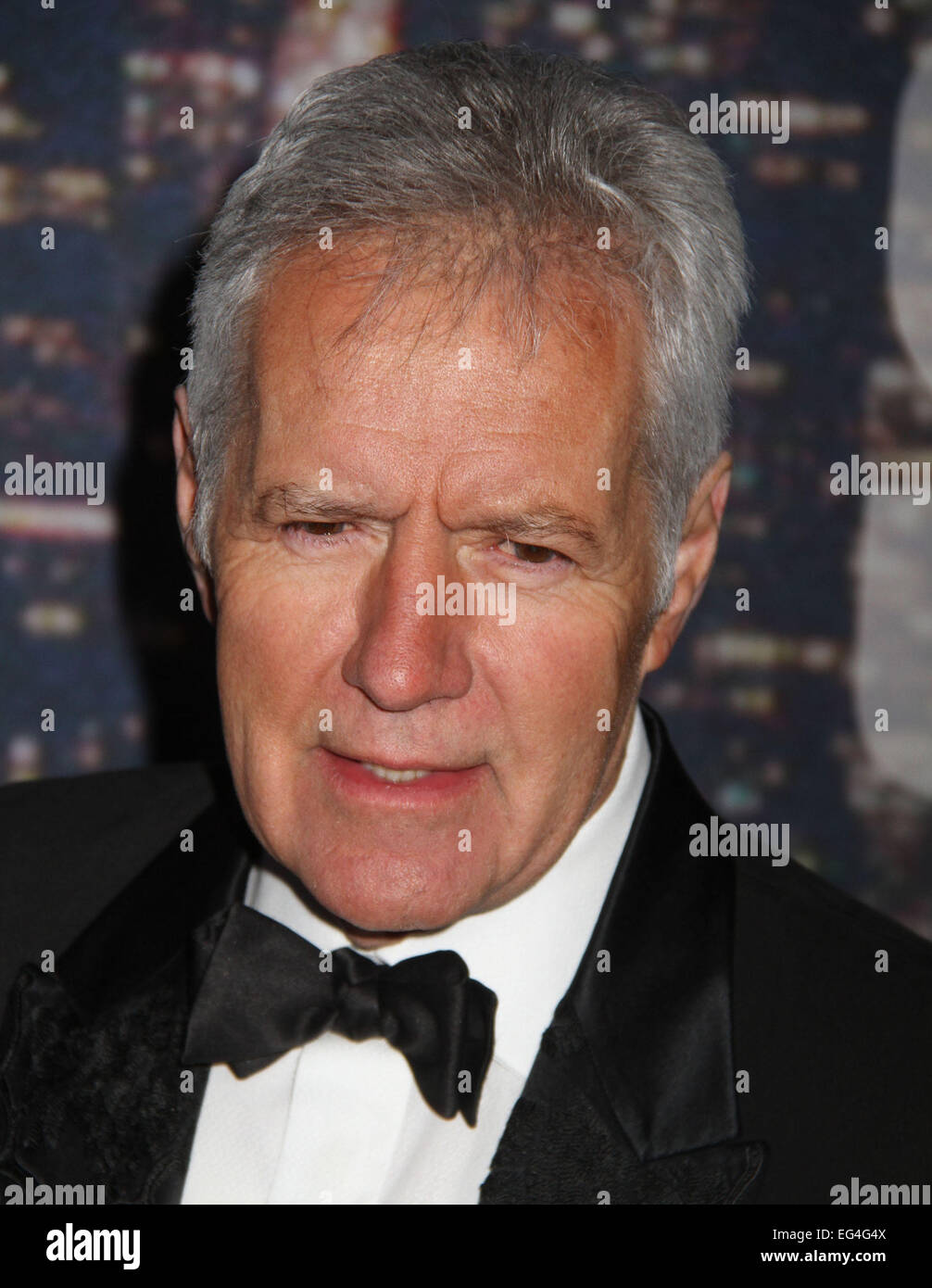 New York, New York, USA. 15th Feb, 2015. ALEX TREBEK attends the ...