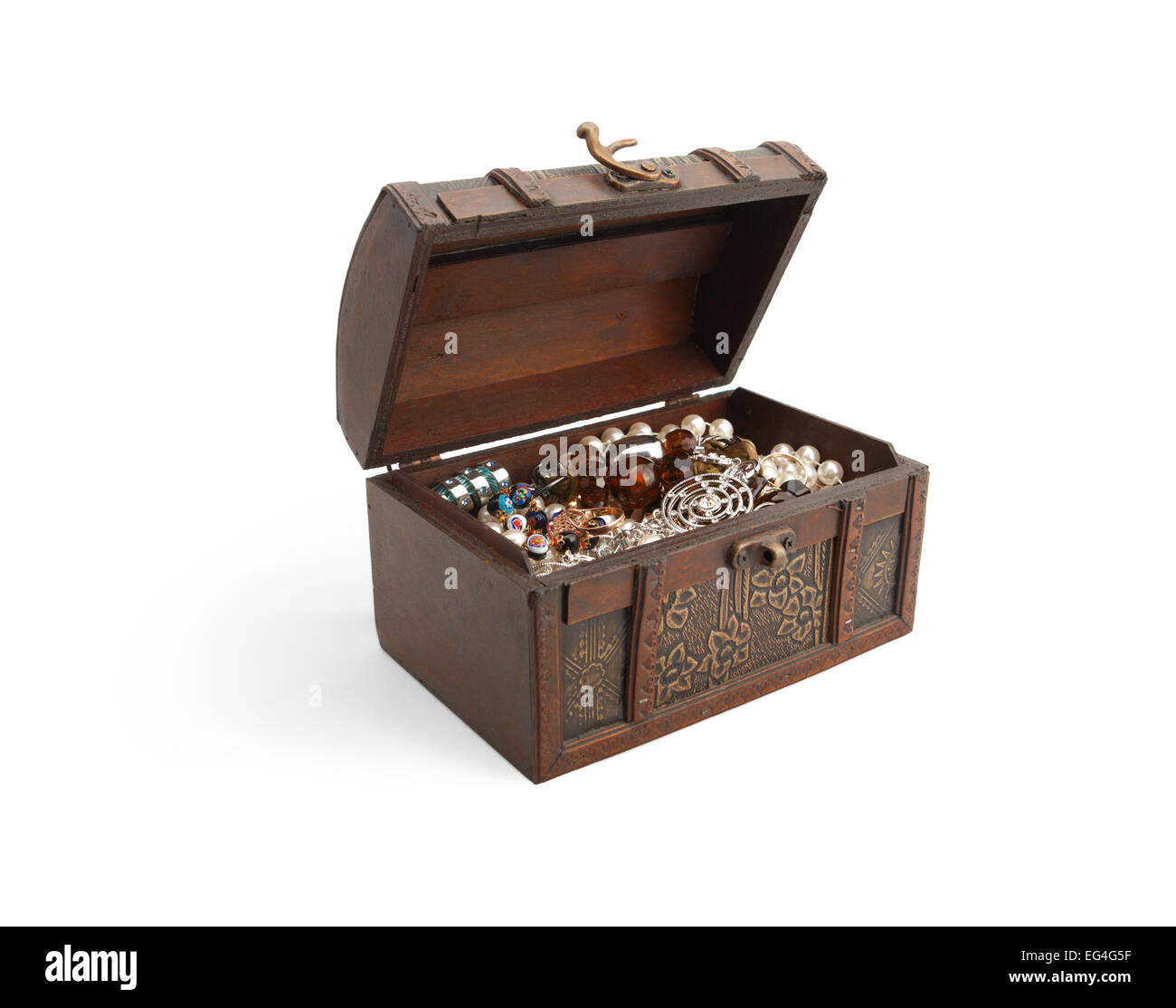 Woman's treasure chest Stock Photo - Alamy