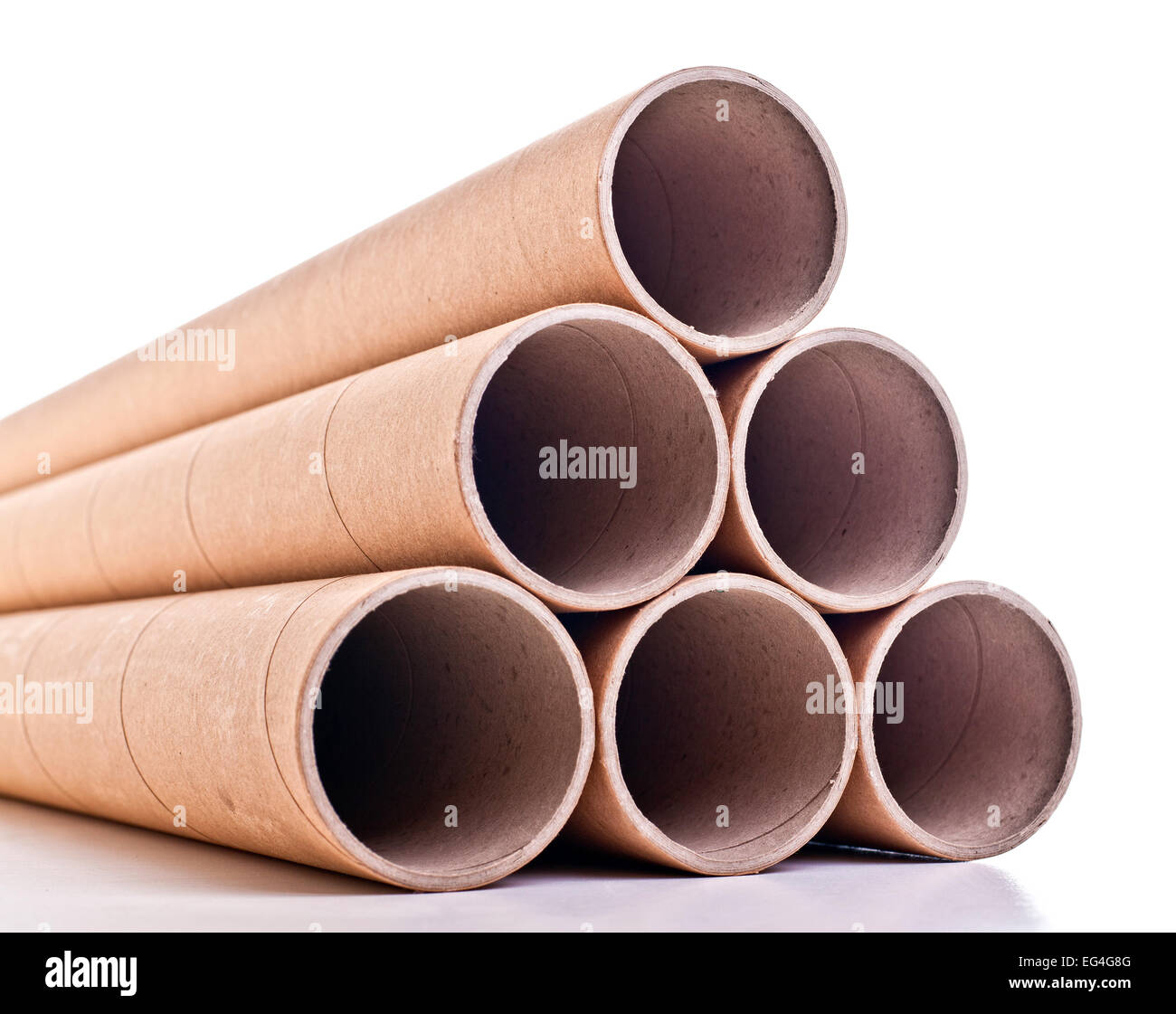 detail of classic cardboard pipe Stock Photo - Alamy