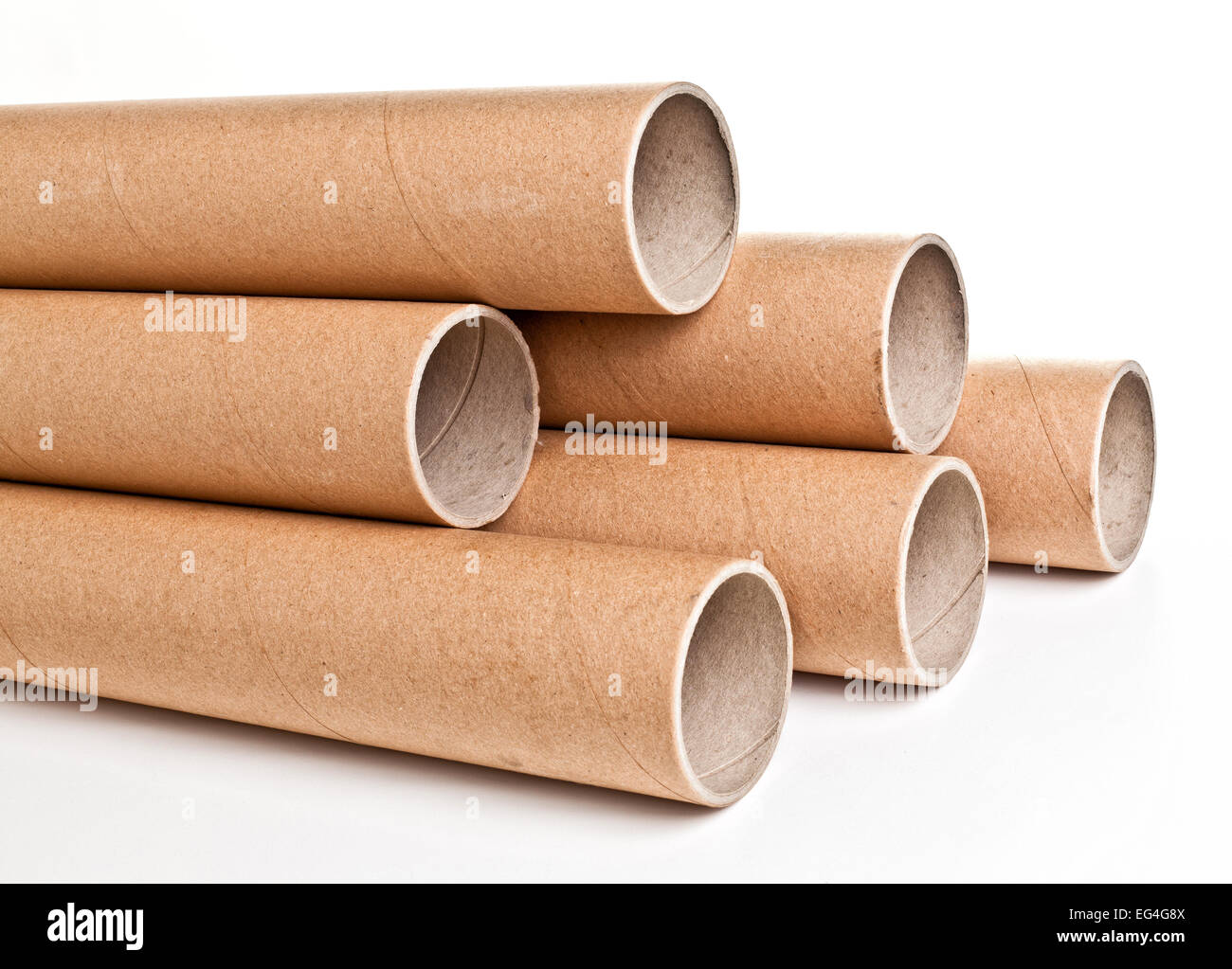 detail of classic cardboard pipe Stock Photo - Alamy