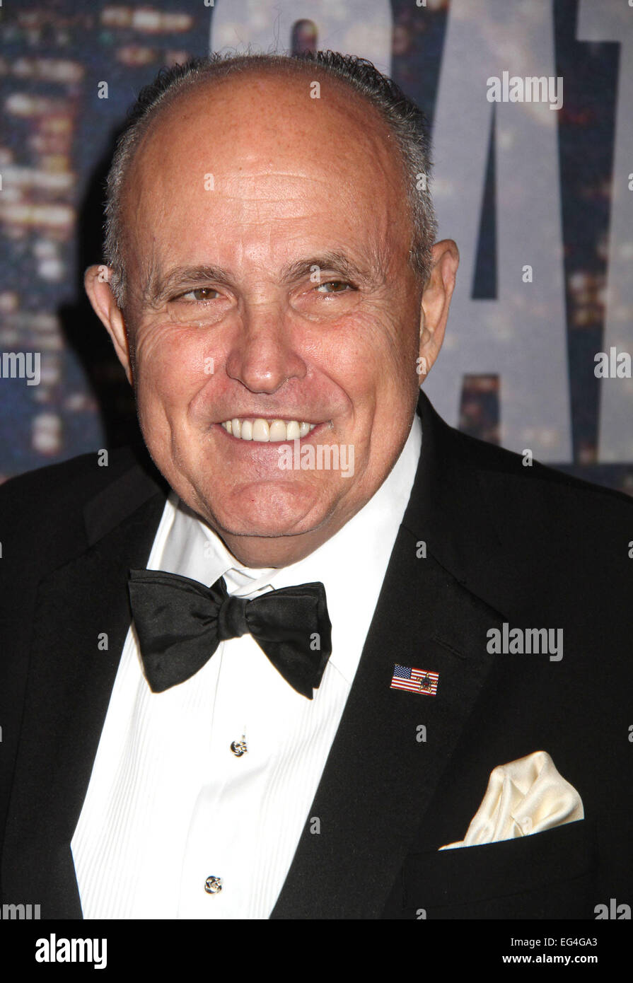 New York, New York, USA. 15th Feb, 2015. Former NYC mayor RUDOLPH ...