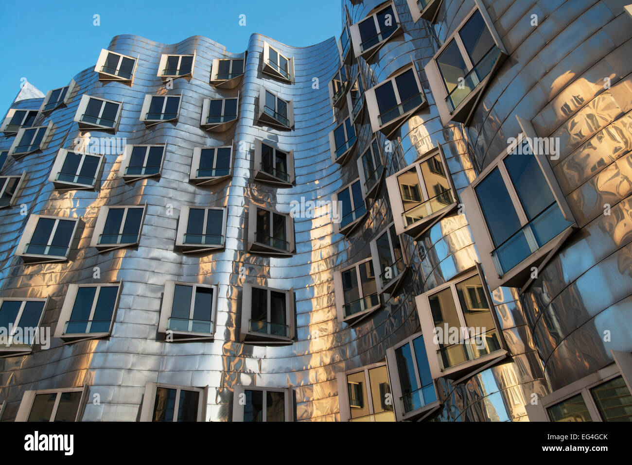 Gehry buildings in the media port of dusseldorf, north rhine-westphalia ...