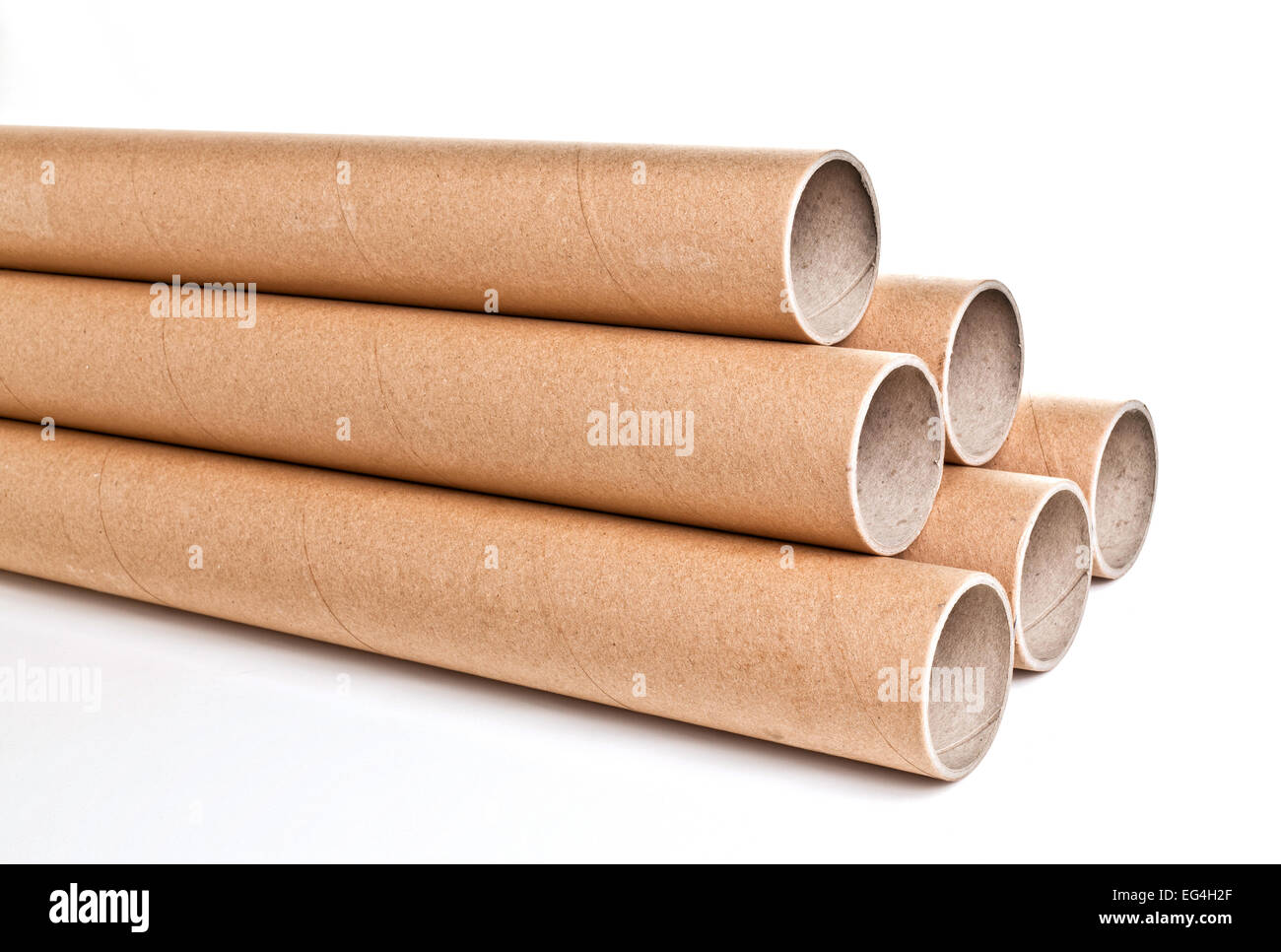 detail of classic cardboard pipe Stock Photo - Alamy