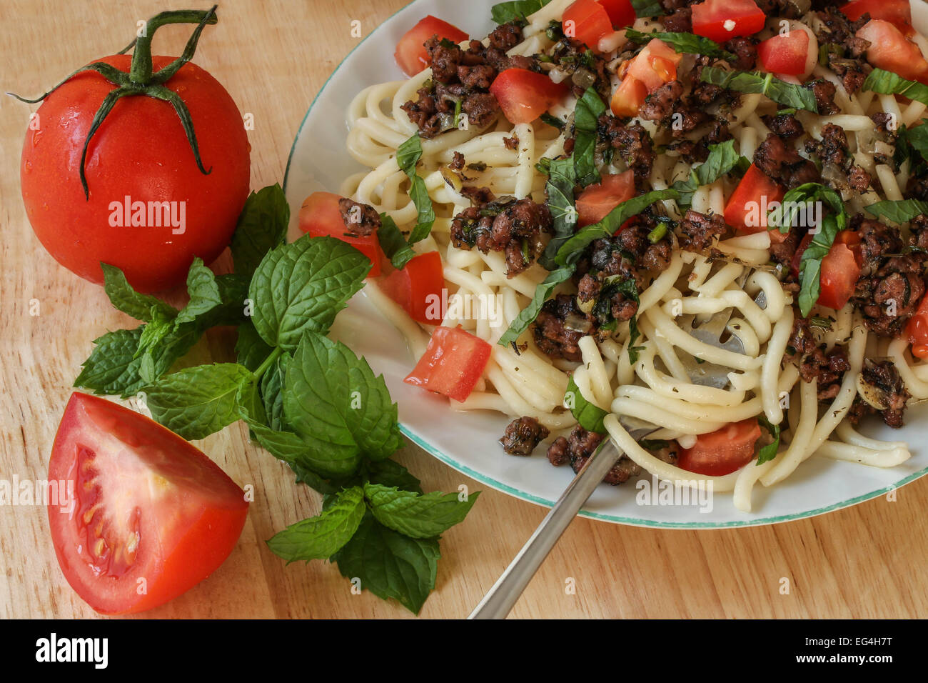 Spaghetti bolognese minced meat hi-res stock photography and images - Alamy