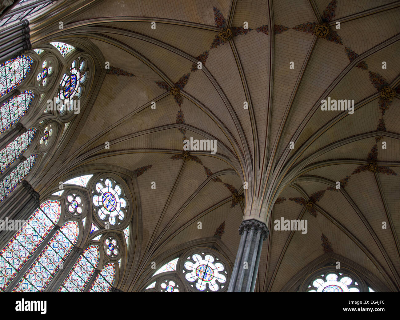 Intricate vaulted ceiling gothic hi-res stock photography and images ...