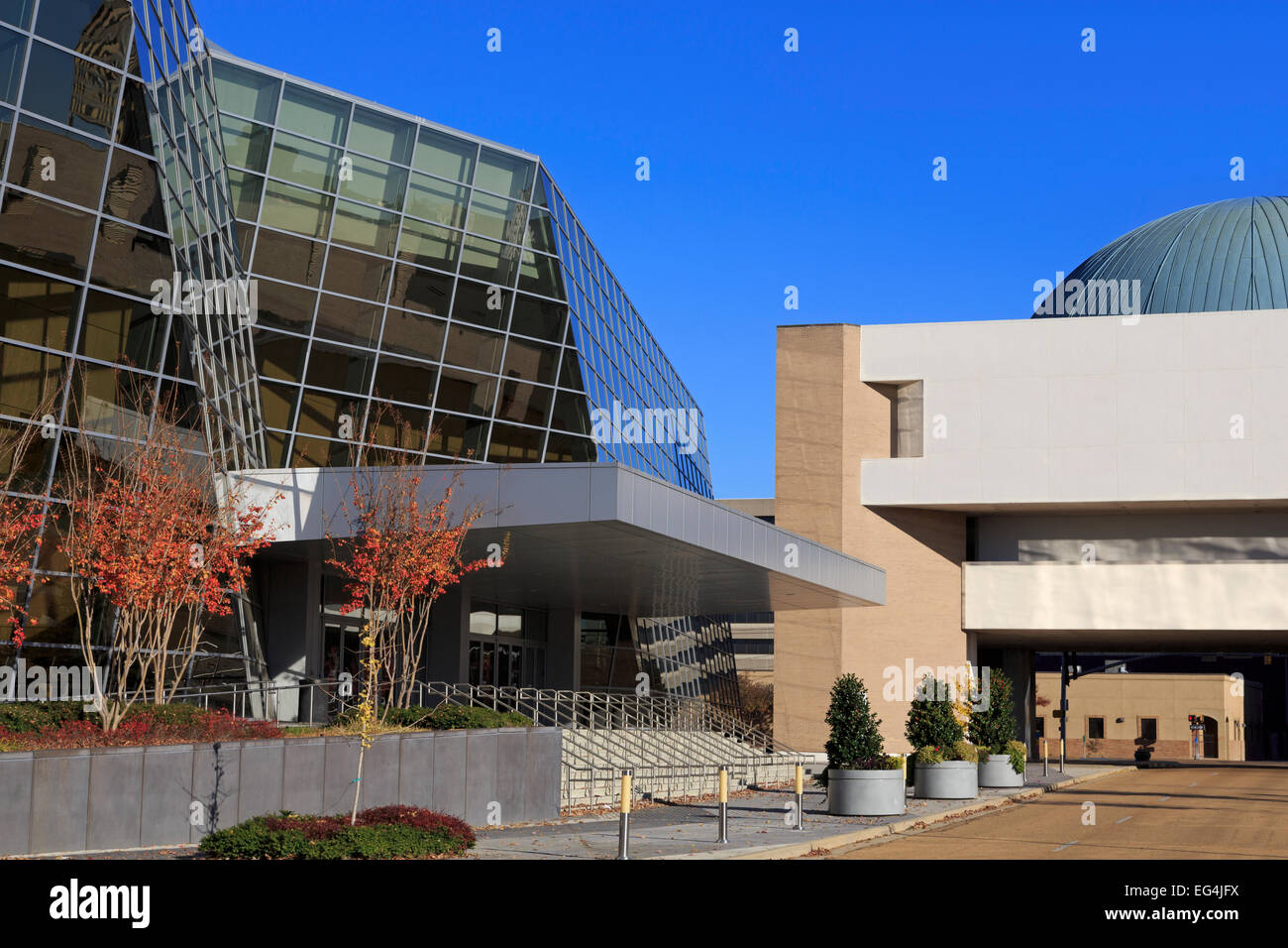 Convention Center & Planetarium, Jackson, Mississippi, USA Stock Photo ...