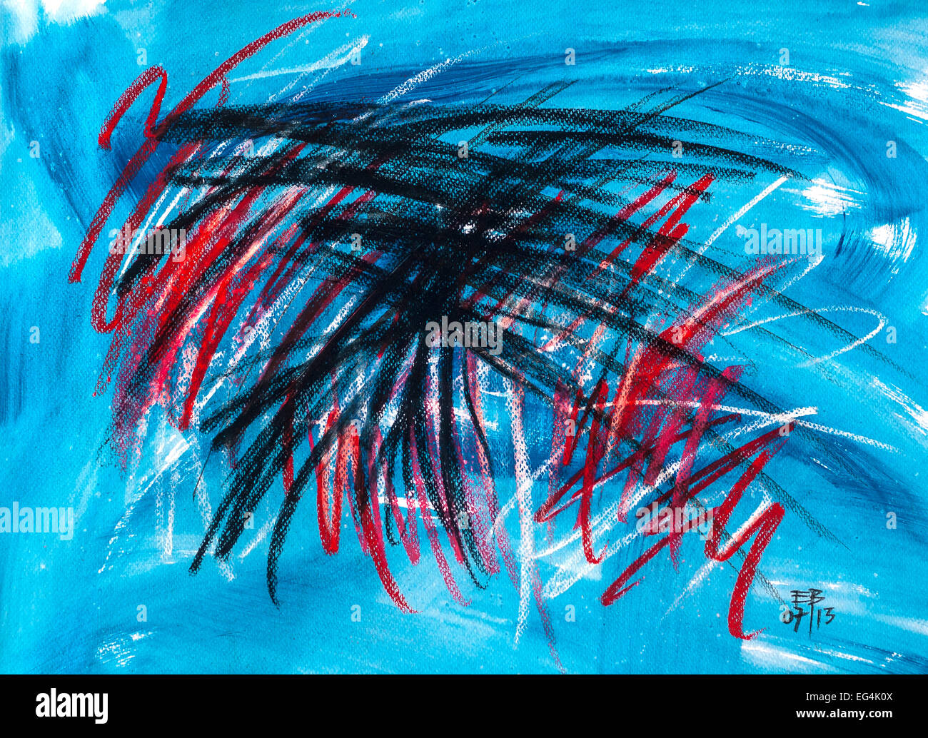 Frustration Abstract Art