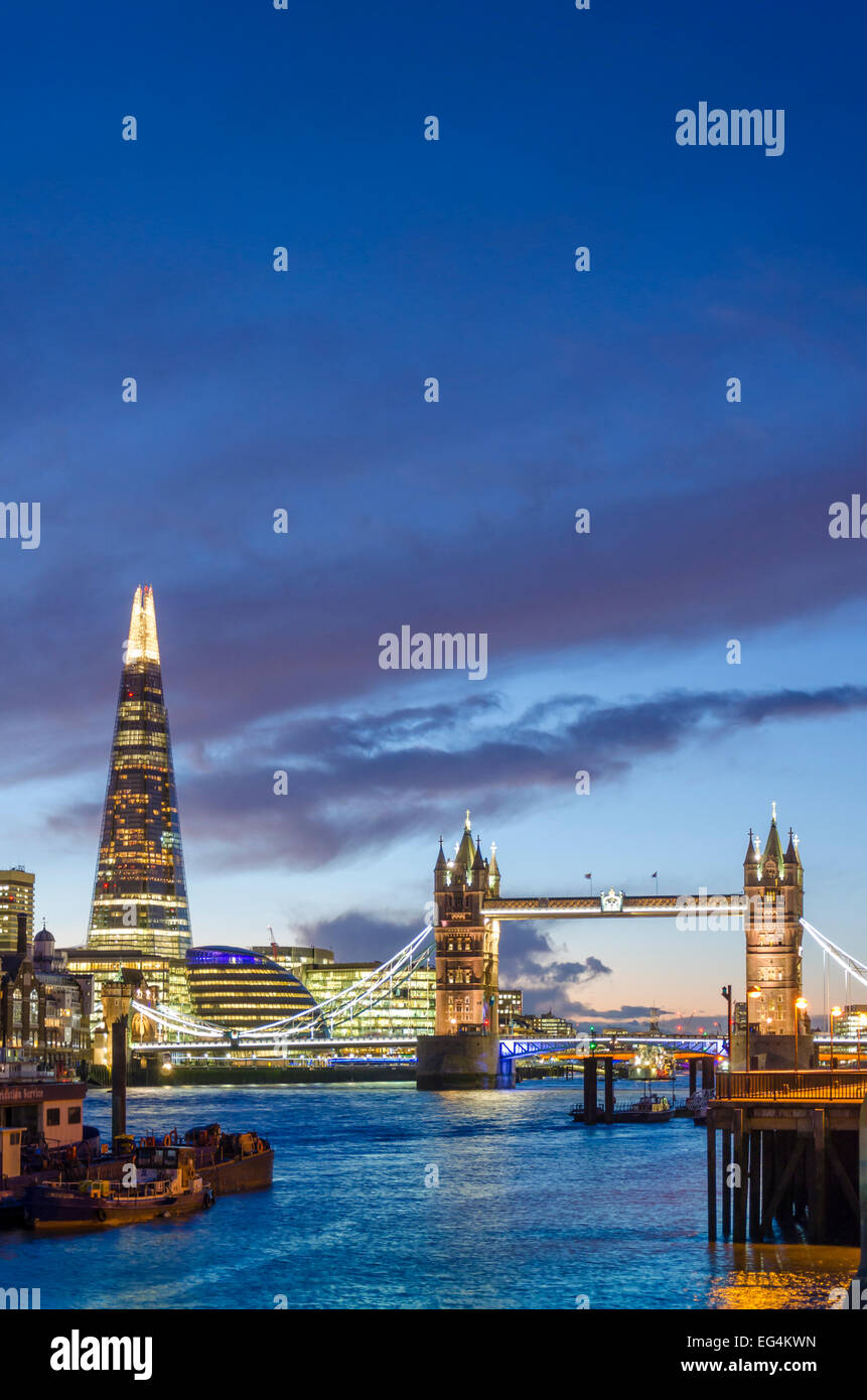 The shard and tower bridge hi-res stock photography and images - Alamy