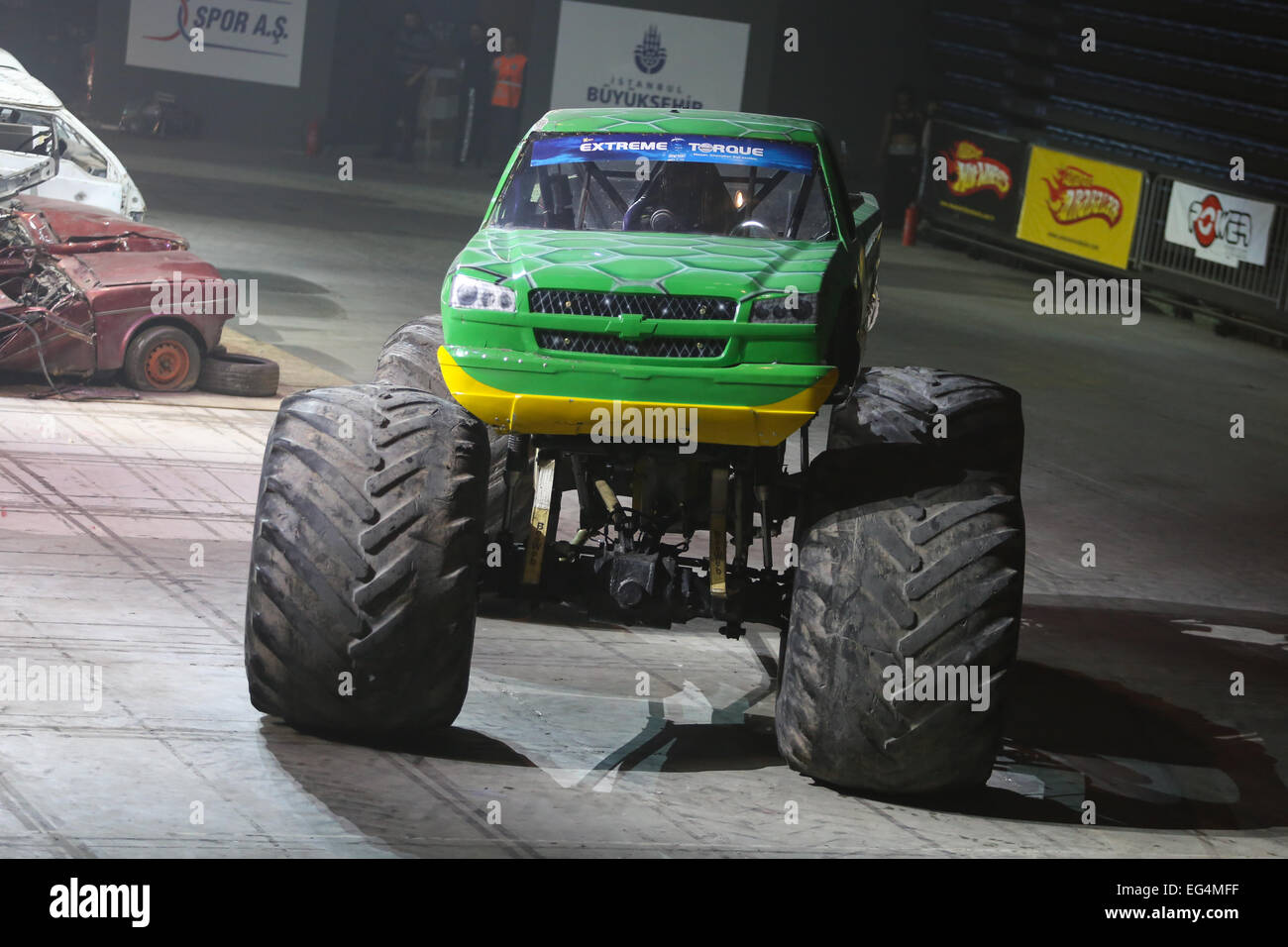 ISTANBUL, TURKEY - FEBRUARY 01, 2015: Monster Truck Extreme Revisited ...