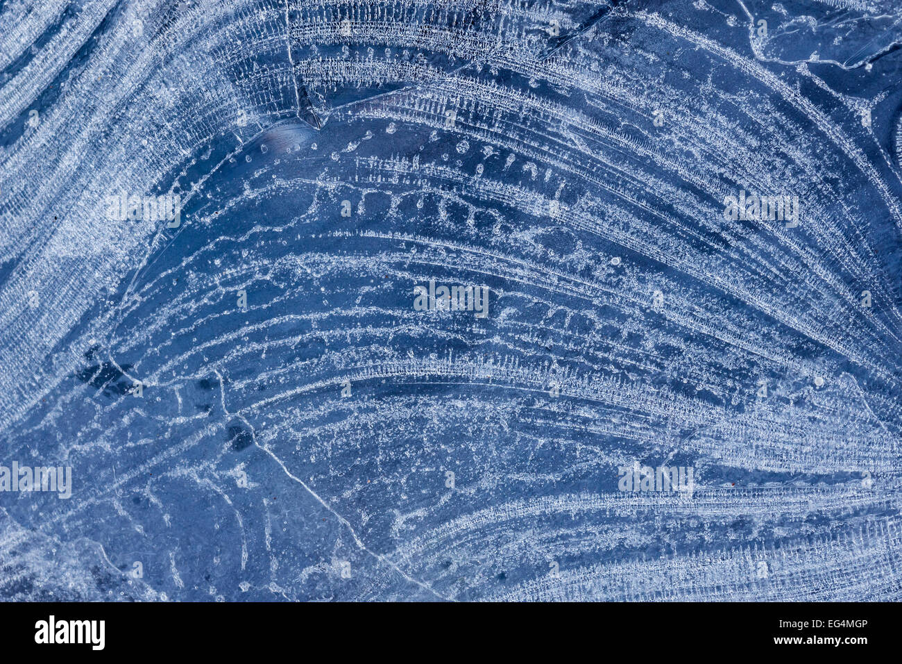 Macro winter scene from ice Stock Photo - Alamy