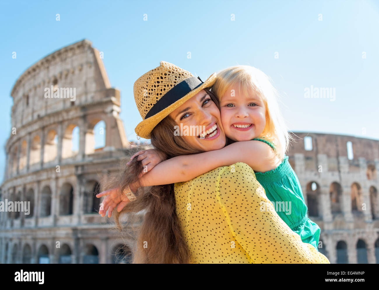 Family baby rome tourist hi-res stock photography and images - Alamy