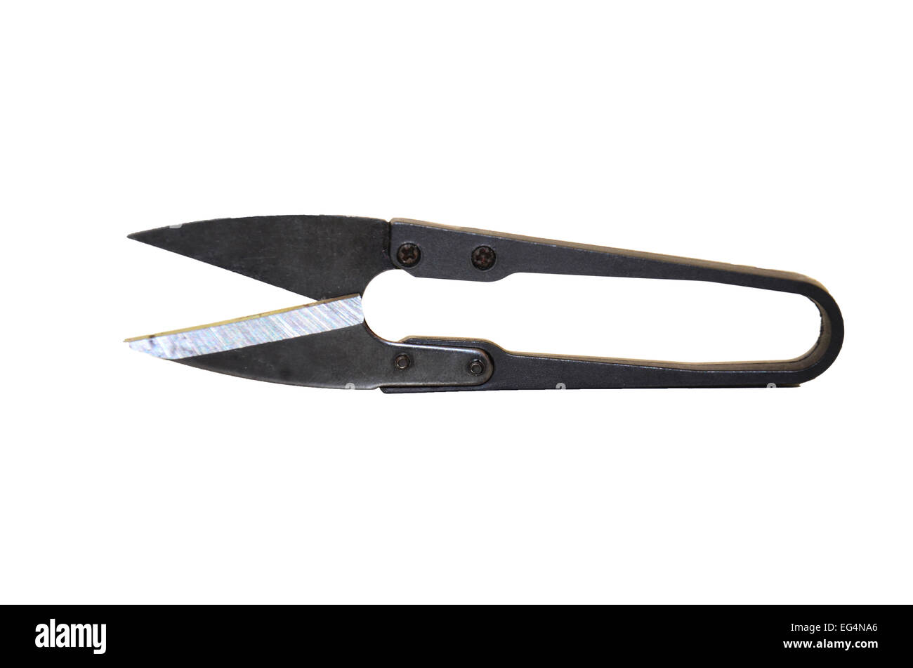 Cutting fabric scissors Cut Out Stock Images & Pictures - Alamy