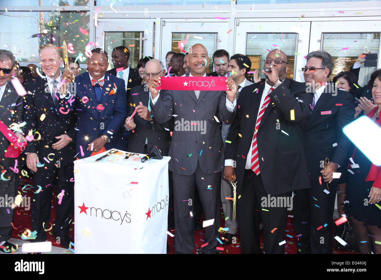 Macy's celebrates the grand opening of the new Bay Plaza store in the ...