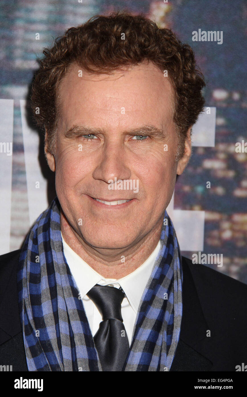 New York, New York, USA. 15th Feb, 2015. Actor WILL FERRELL attends the ...