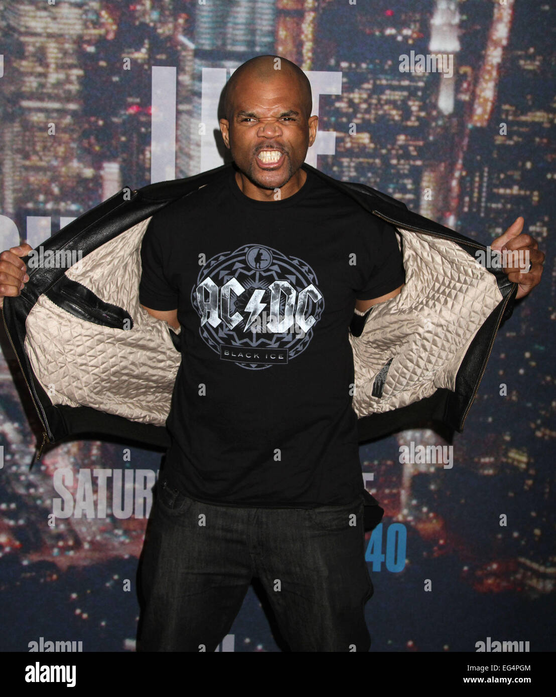 New York, New York, USA. 15th Feb, 2015. Hip hop artist DARYL ''DMC ...