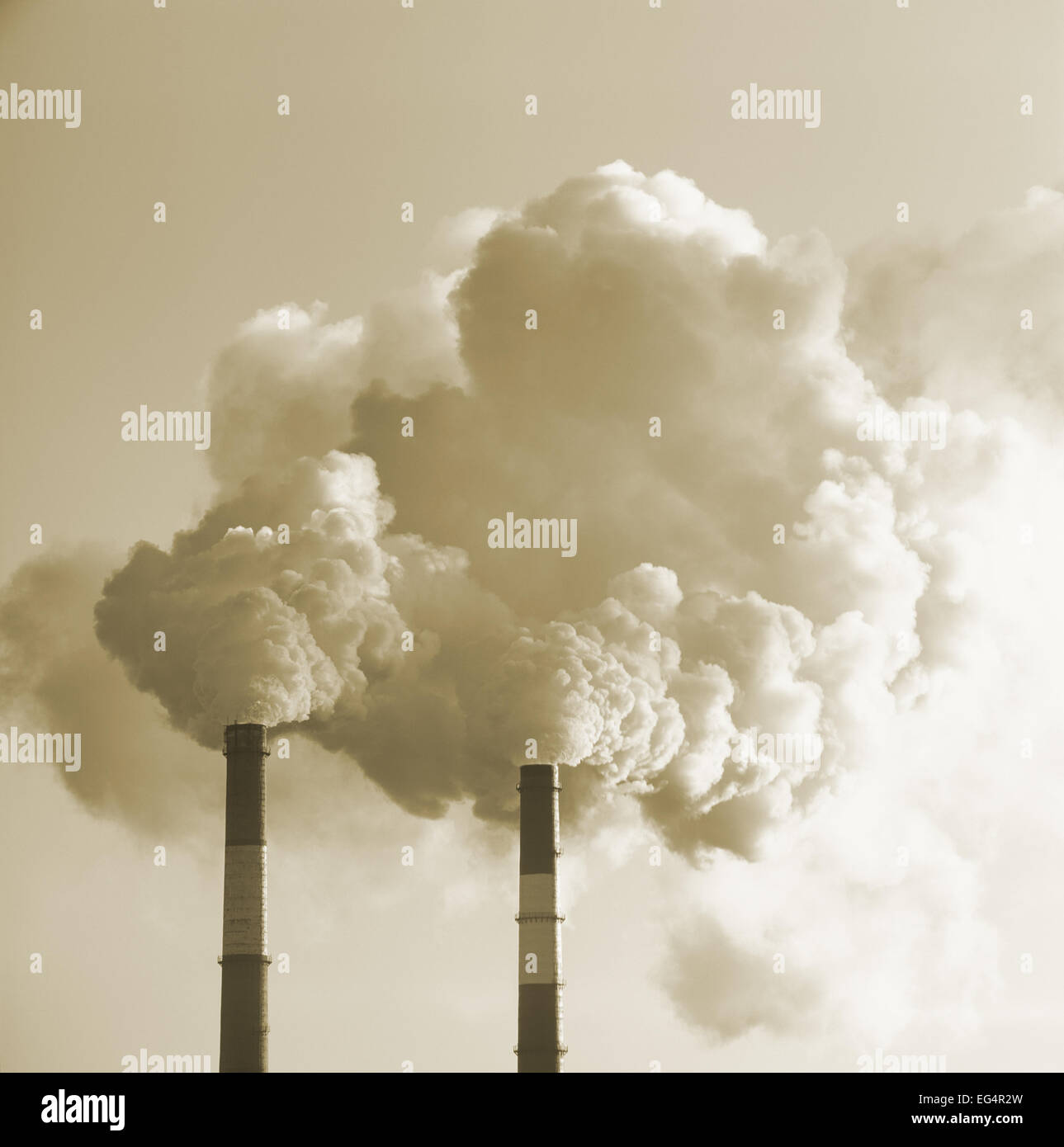 Square chimney smoke stack hi-res stock photography and images - Alamy