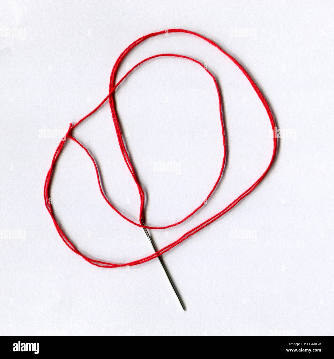 Close-up of the embroidery needle with tortile thread Stock Photo - Alamy