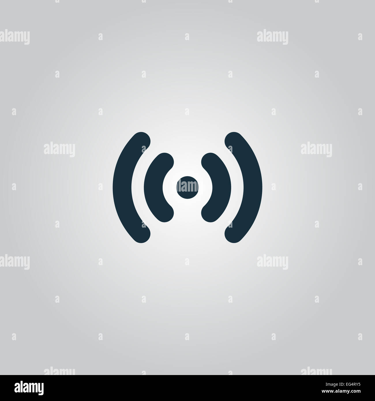 Vector Wi-Fi network icon Stock Photo - Alamy