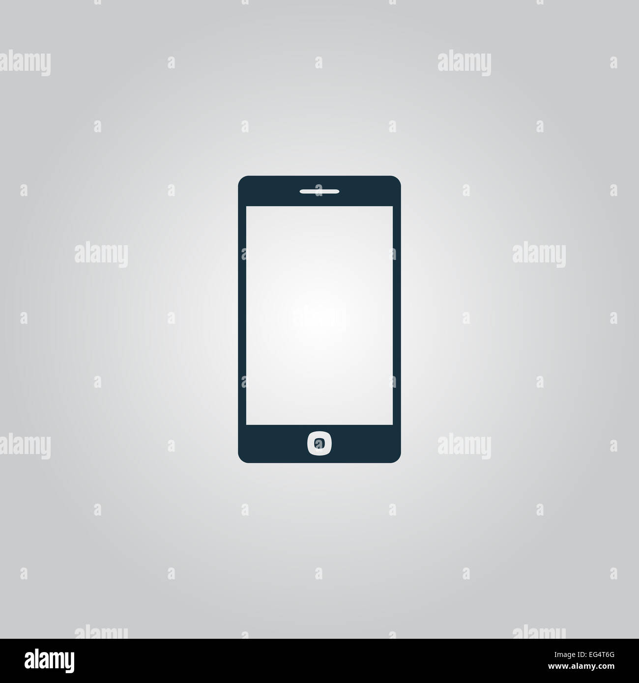 Vector illustration of smartphone icon Stock Photo - Alamy