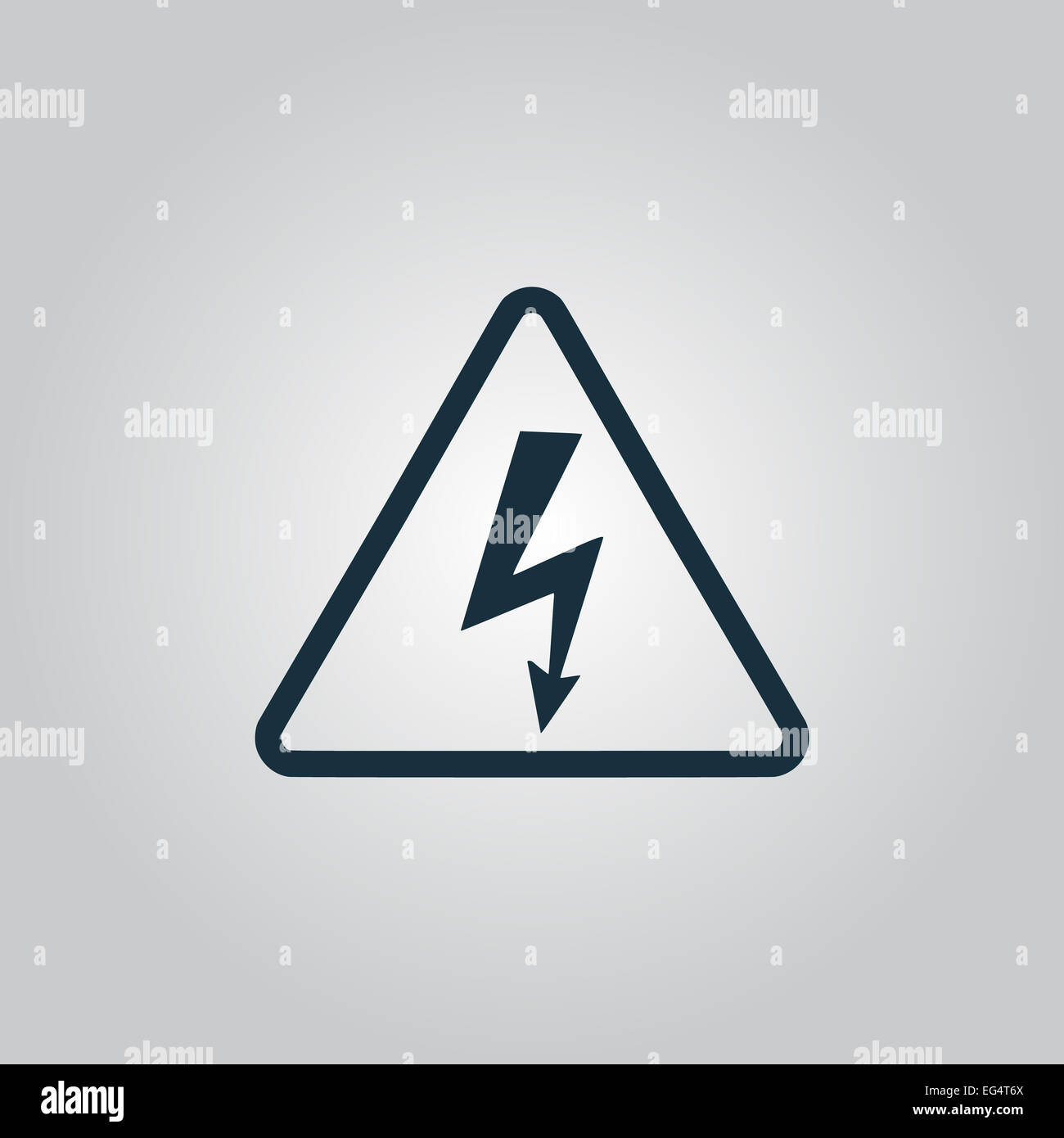 High voltage - Vector illustration Stock Photo - Alamy