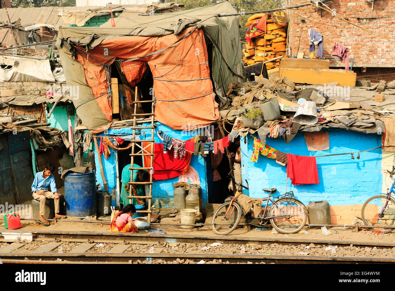 India poverty hi-res stock photography and images - Alamy