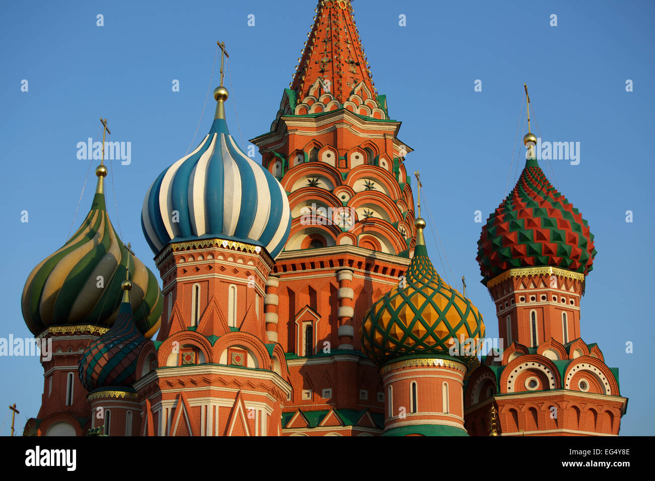 Saint Basil's Cathedral, or Cathedral of Vasily the Blessed, in the Red ...