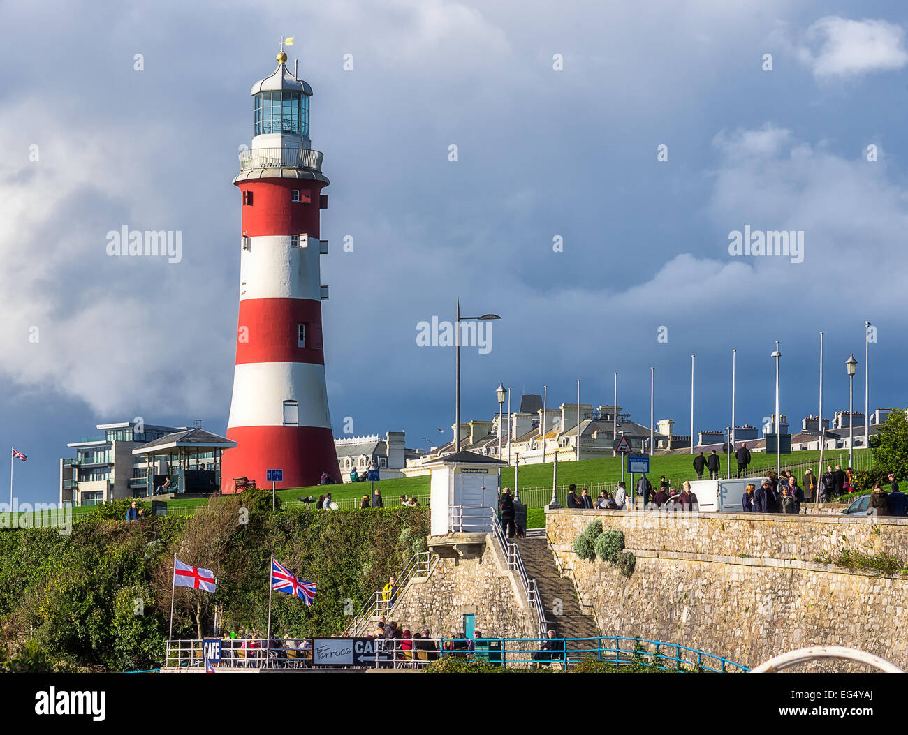 Plymouth lighthouse hi-res stock photography and images - Alamy