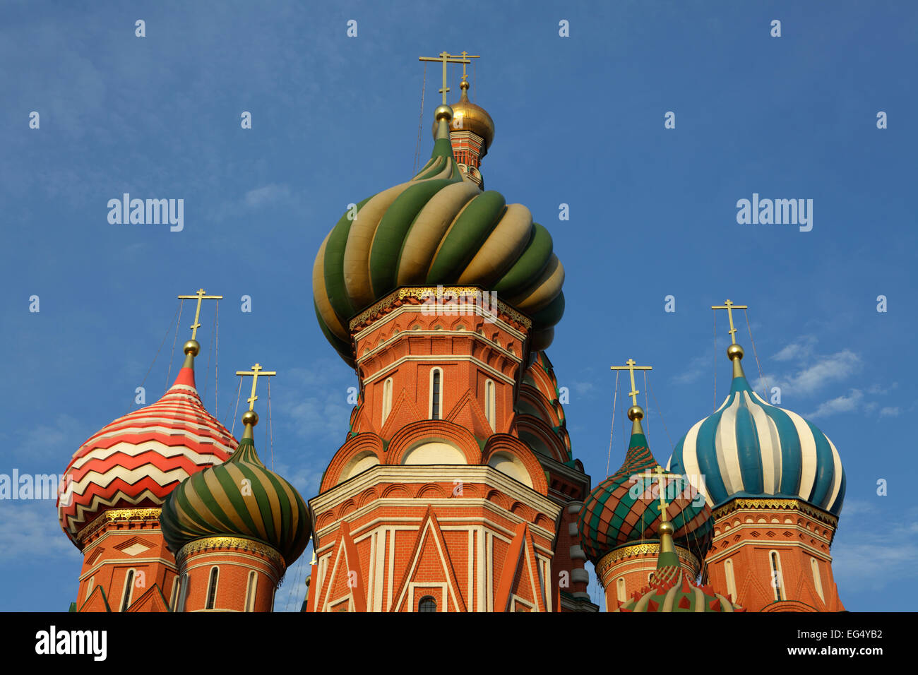 Saint Basil's Cathedral, or Cathedral of Vasily the Blessed, in the Red ...