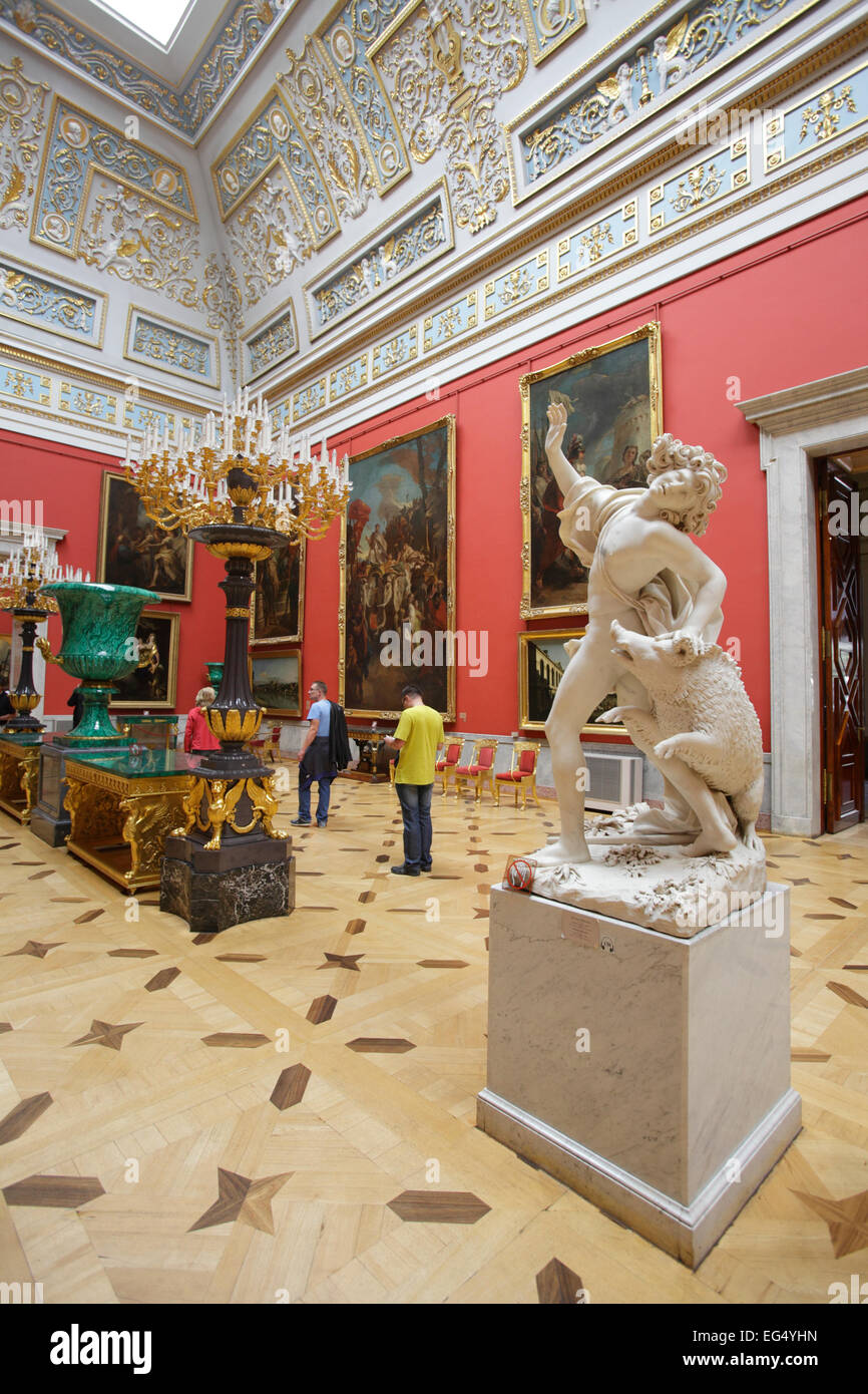Artworks at Hermitage Museum, Saint Petersburg, Russia Stock Photo - Alamy