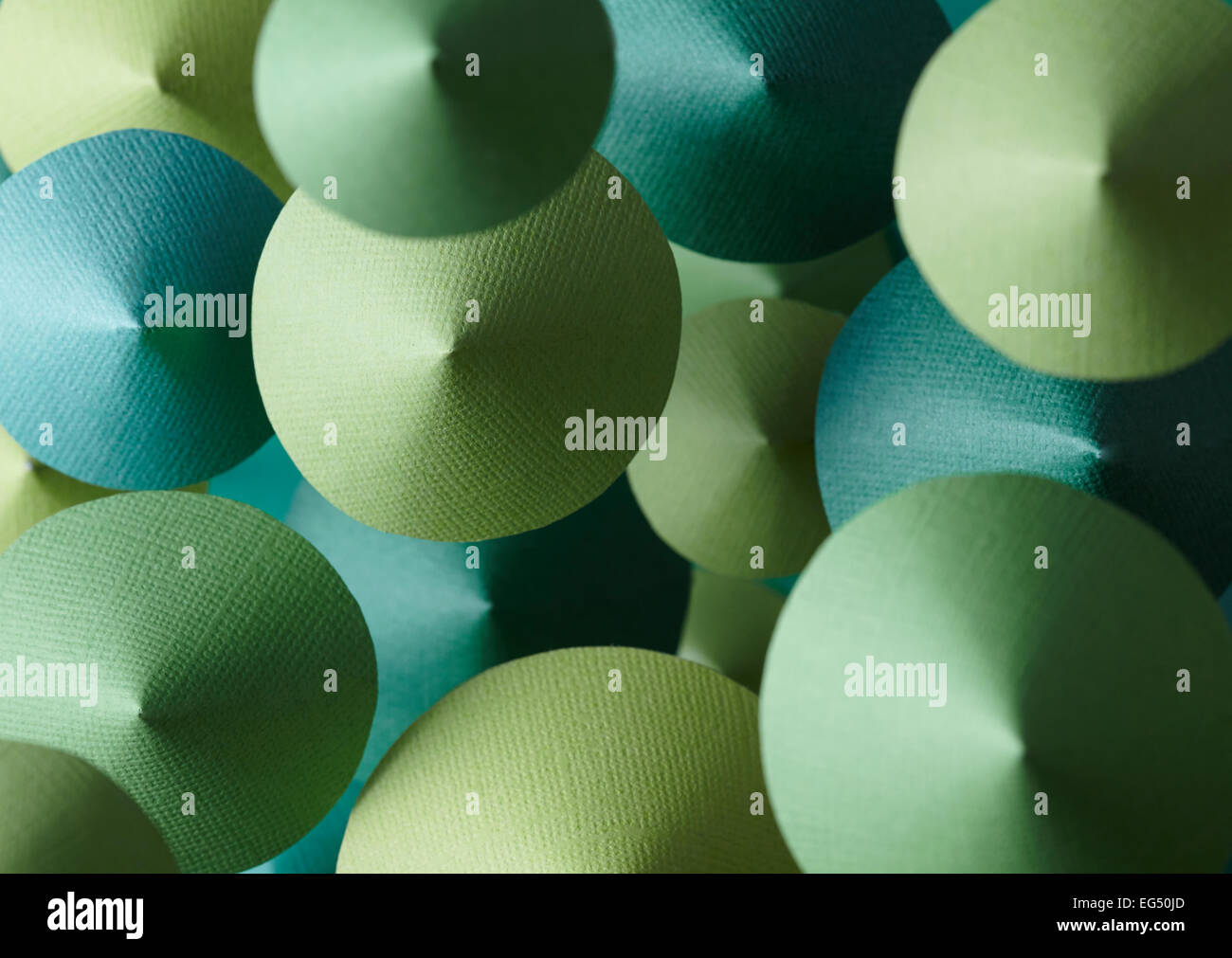 Green shapes hi-res stock photography and images - Alamy
