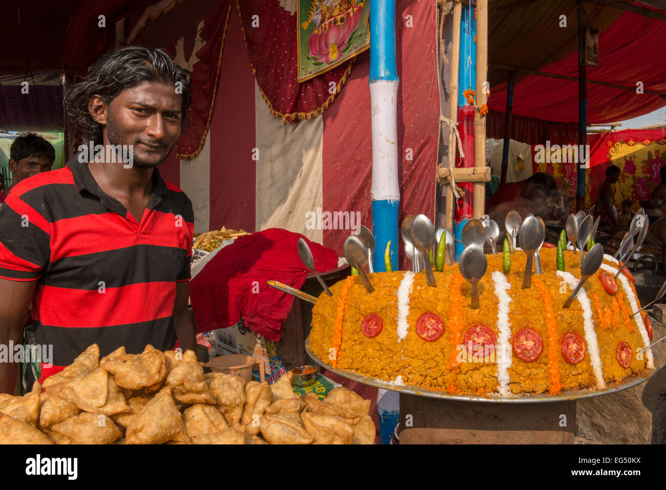 Man Selling Sweets, Sonepur Mela Stock Photo - Alamy