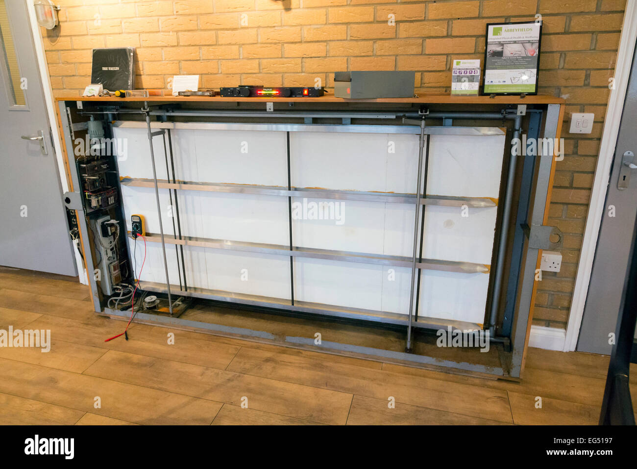 A plate reverb at a recording studio Stock Photo - Alamy