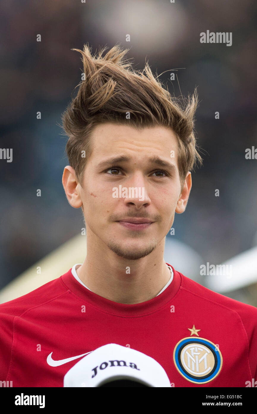 Pisa, Italy. 16th Feb, 2015. Ionut Andrei Radu (Inter) Football/Soccer ...