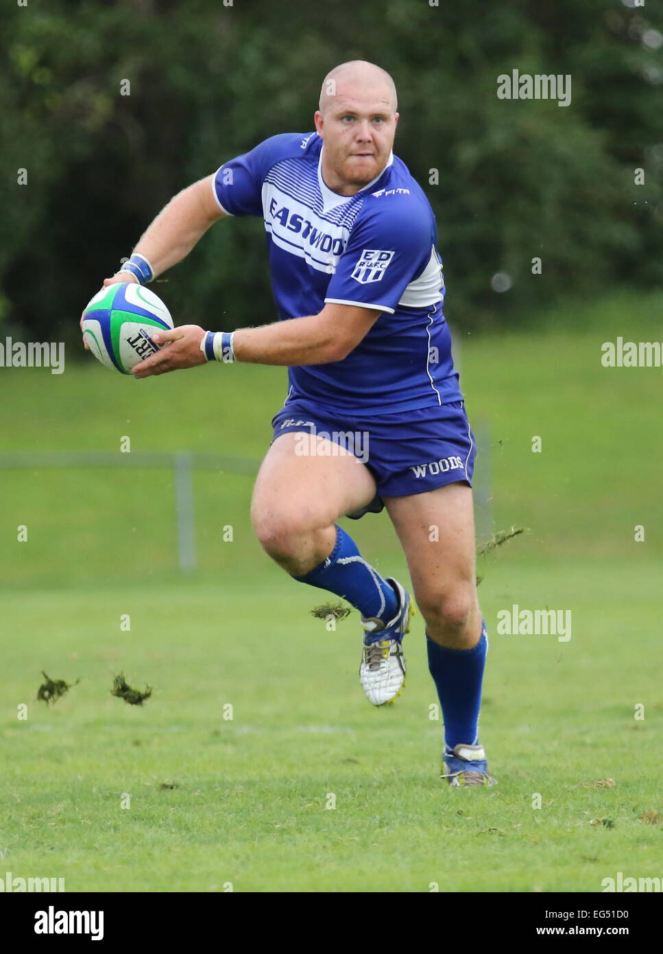 Sydney based Eastwood Rugby Club's First Grade Centre Blake Sutton on a ...