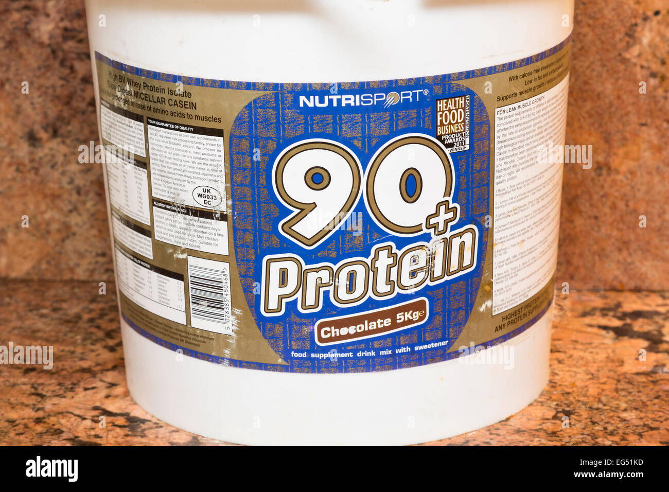Nutrisport protein food supplement Stock Photo - Alamy