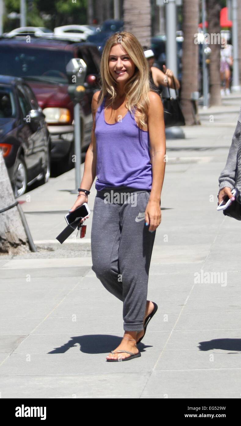 Rebecca Cardon leaves a salon in Beverly Hills with a friend Featuring ...