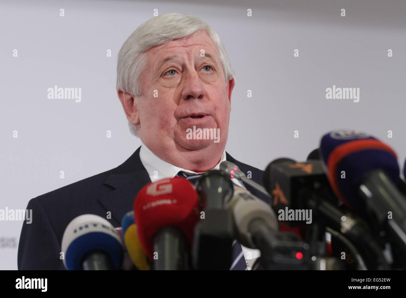 Kiev, Ukraine. 16th Feb, 2015. New Prosecutor General of Ukraine Viktor ...